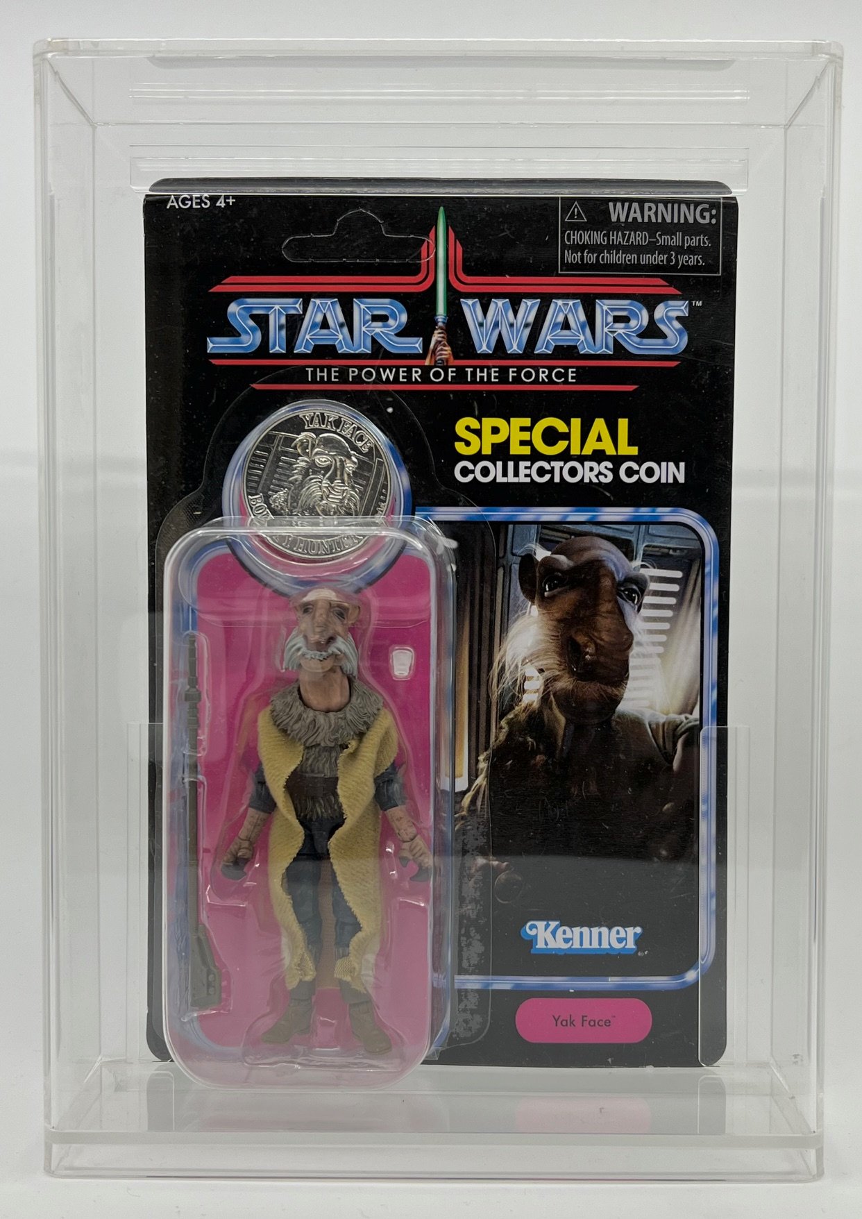 HASBRO STAR WARS YAK FACE ACTION FIGURE HASLAB WITH COIN SEAL NEVER ...