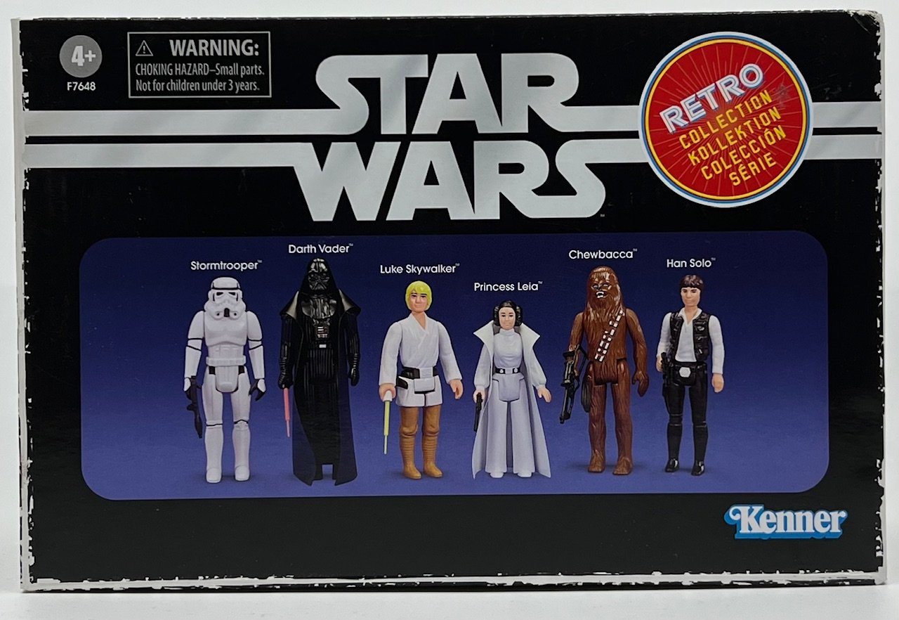 HASBRO STAR WARS RETRO COLLECTION A NEW HOPE 6 PACK NEW SEALED - Not-So ...