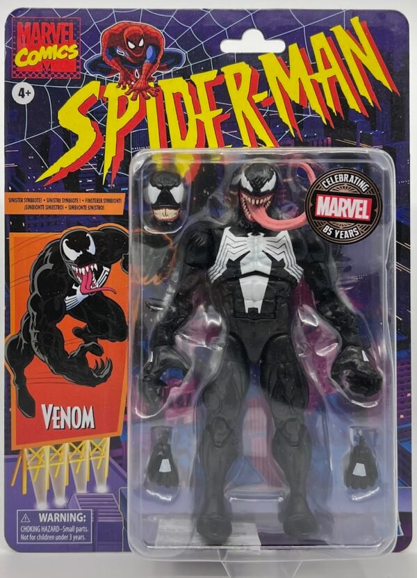 HASBRO MARVEL LEGENDS RETRO CARD VENOM CARTOON SERIES - Not-So Vintage ...