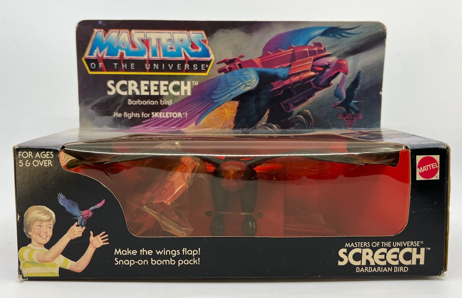 MATTEL MASTERS OF THE UNIVERSE SCREECH MOTU 1982 - Not-So Vintage Store
